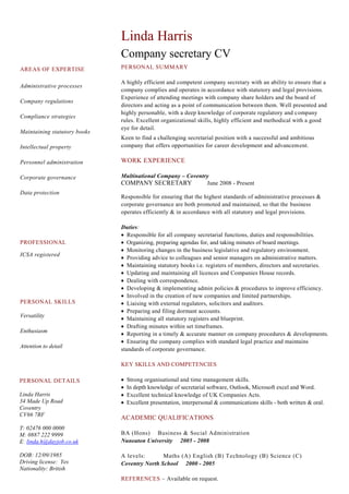 Cv resume samples | PDF