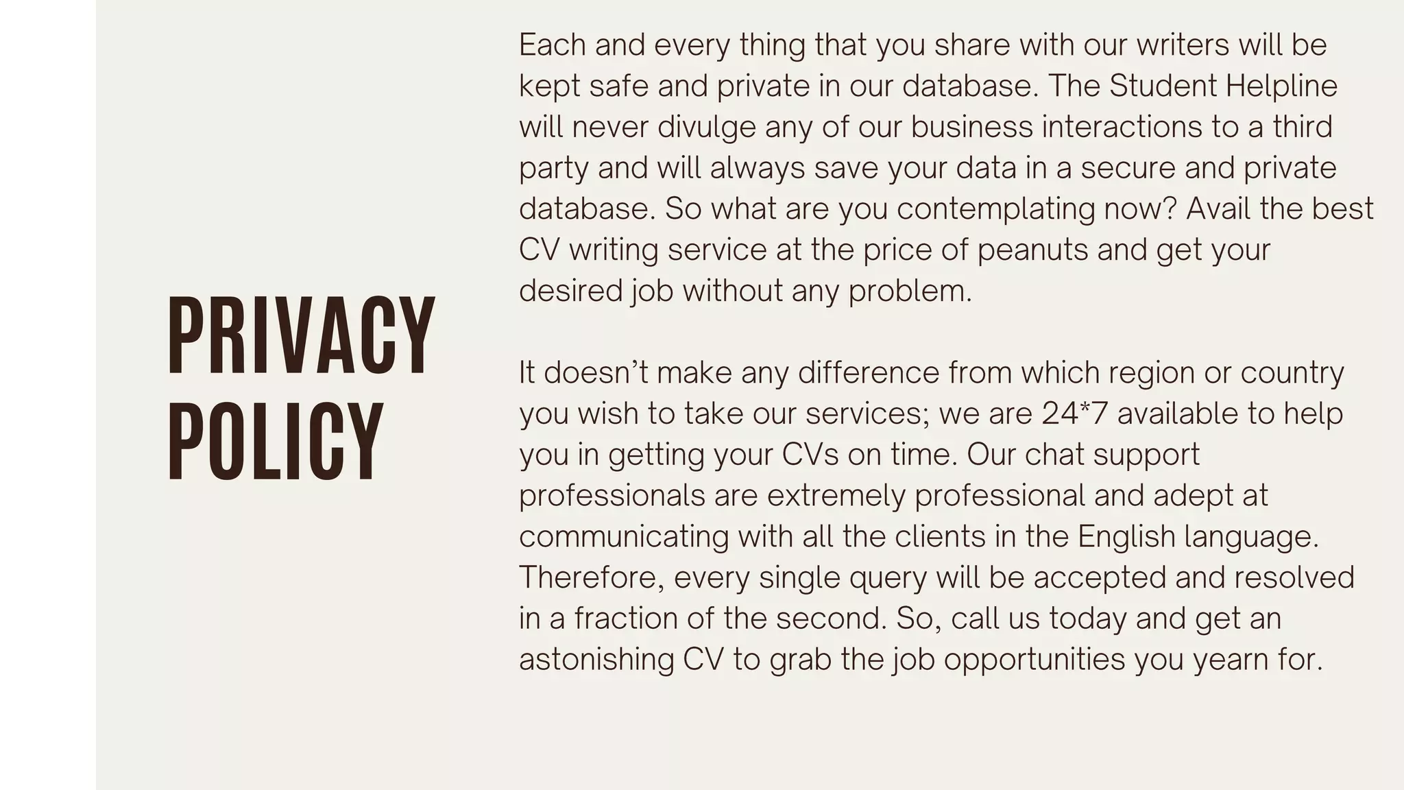 Cv resume writing services | PPT