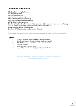 Cv rico goudsblom | PDF