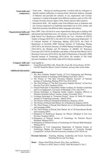 Cv ridwan romadoni | PDF