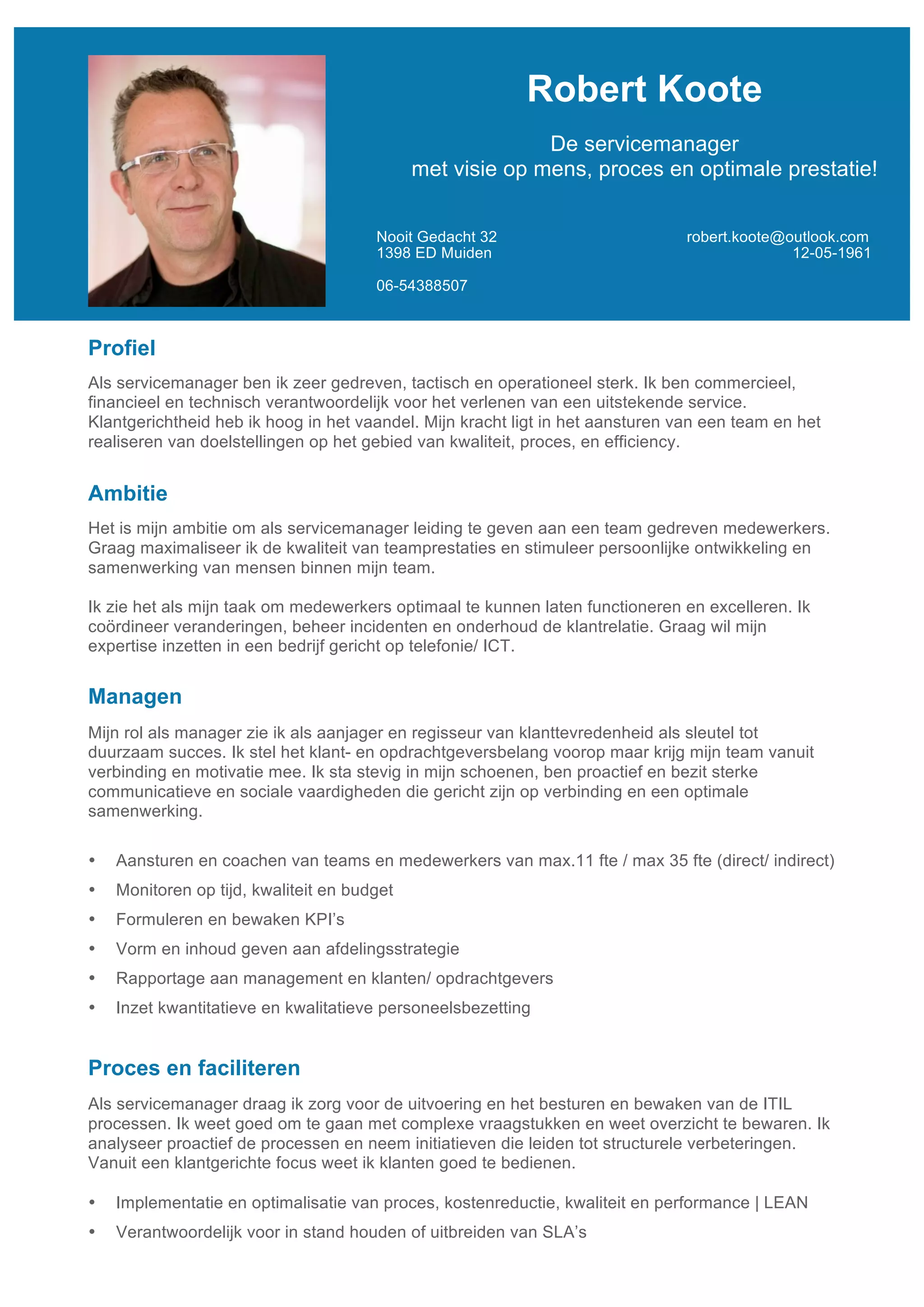 Cv robert koote | PDF