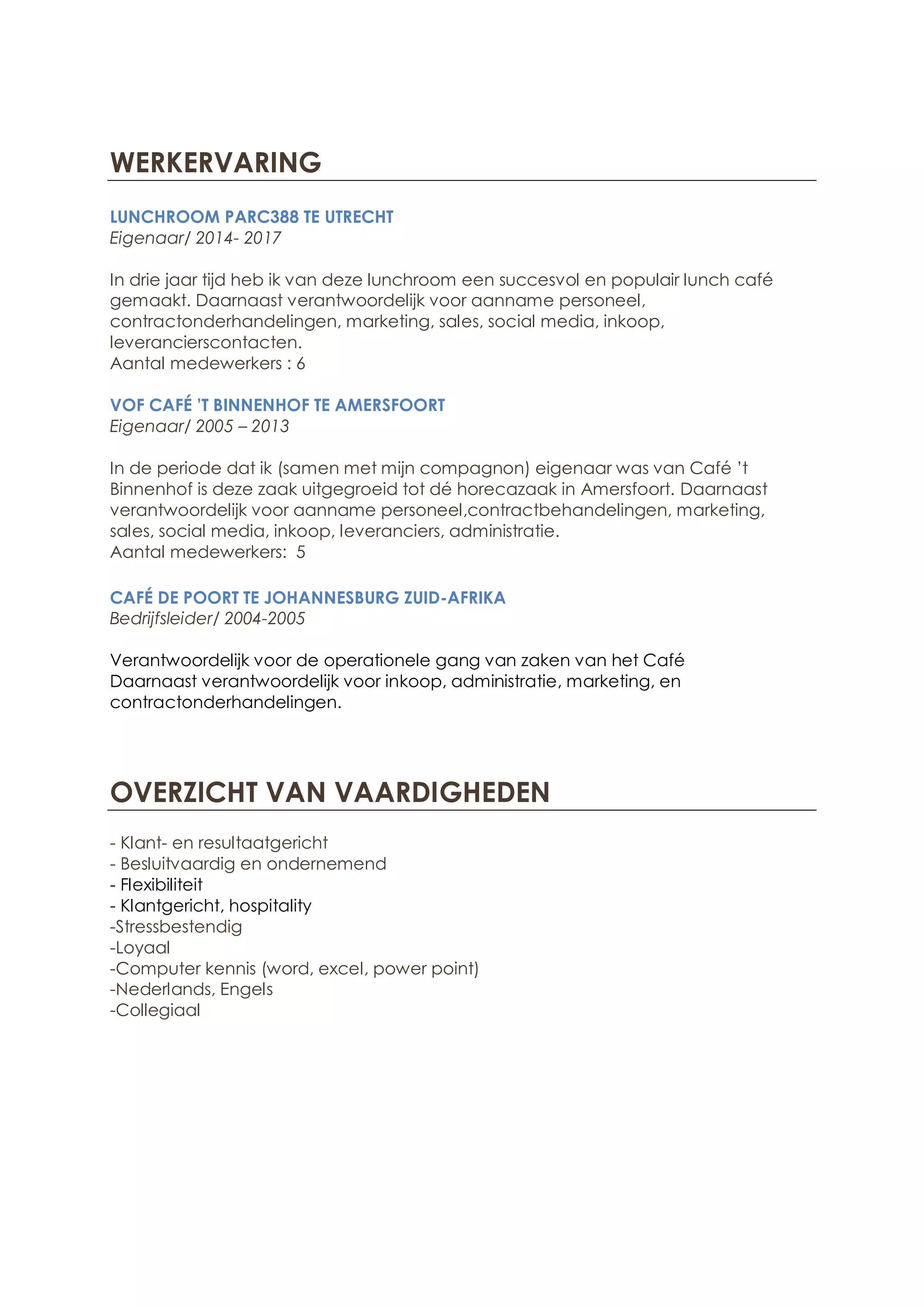 Cv robin rijnders (robin rijnders) | PDF