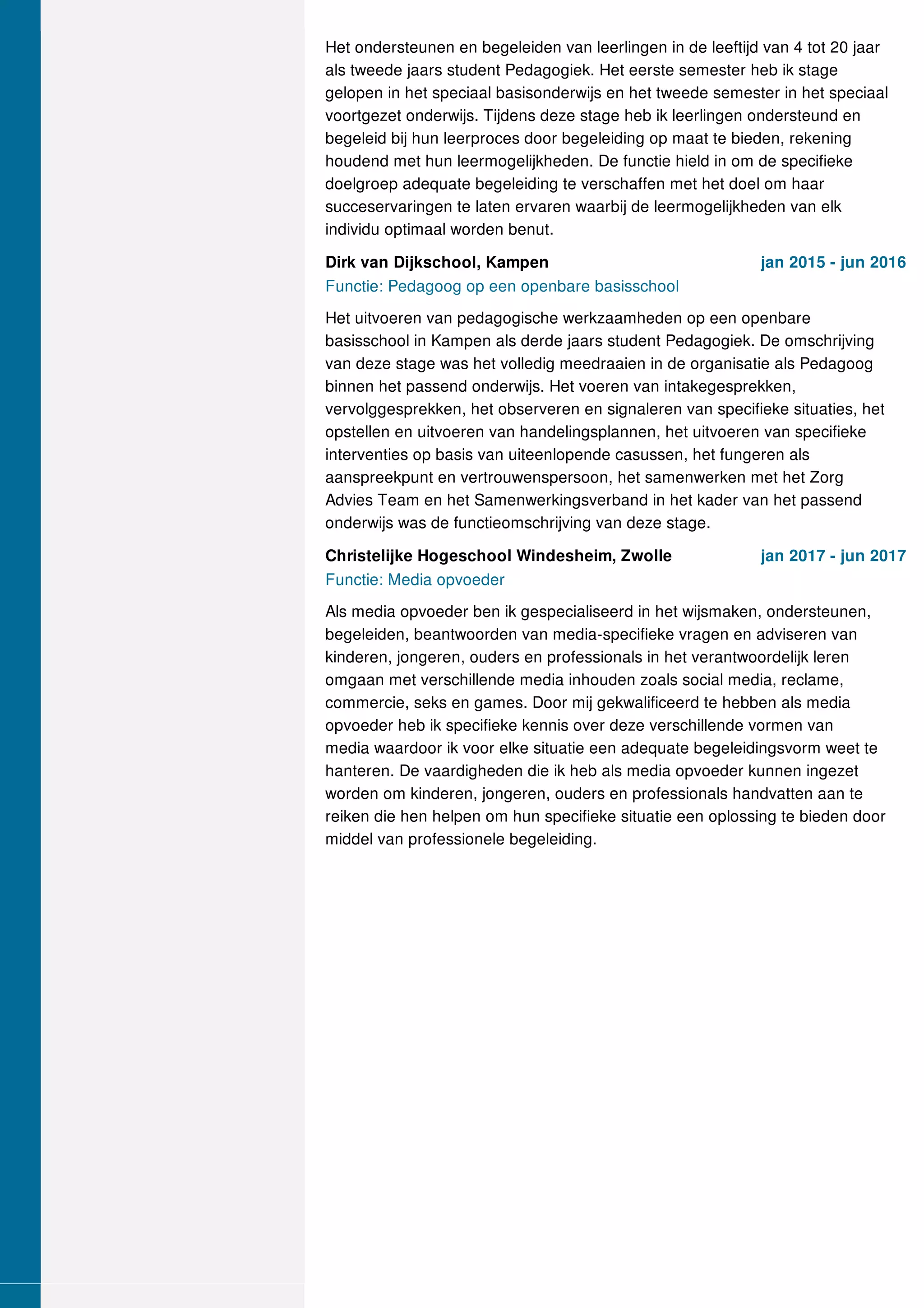 Cv Roy de Heij | PDF