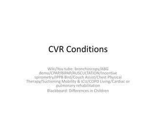 Cvr revision copy | PPT