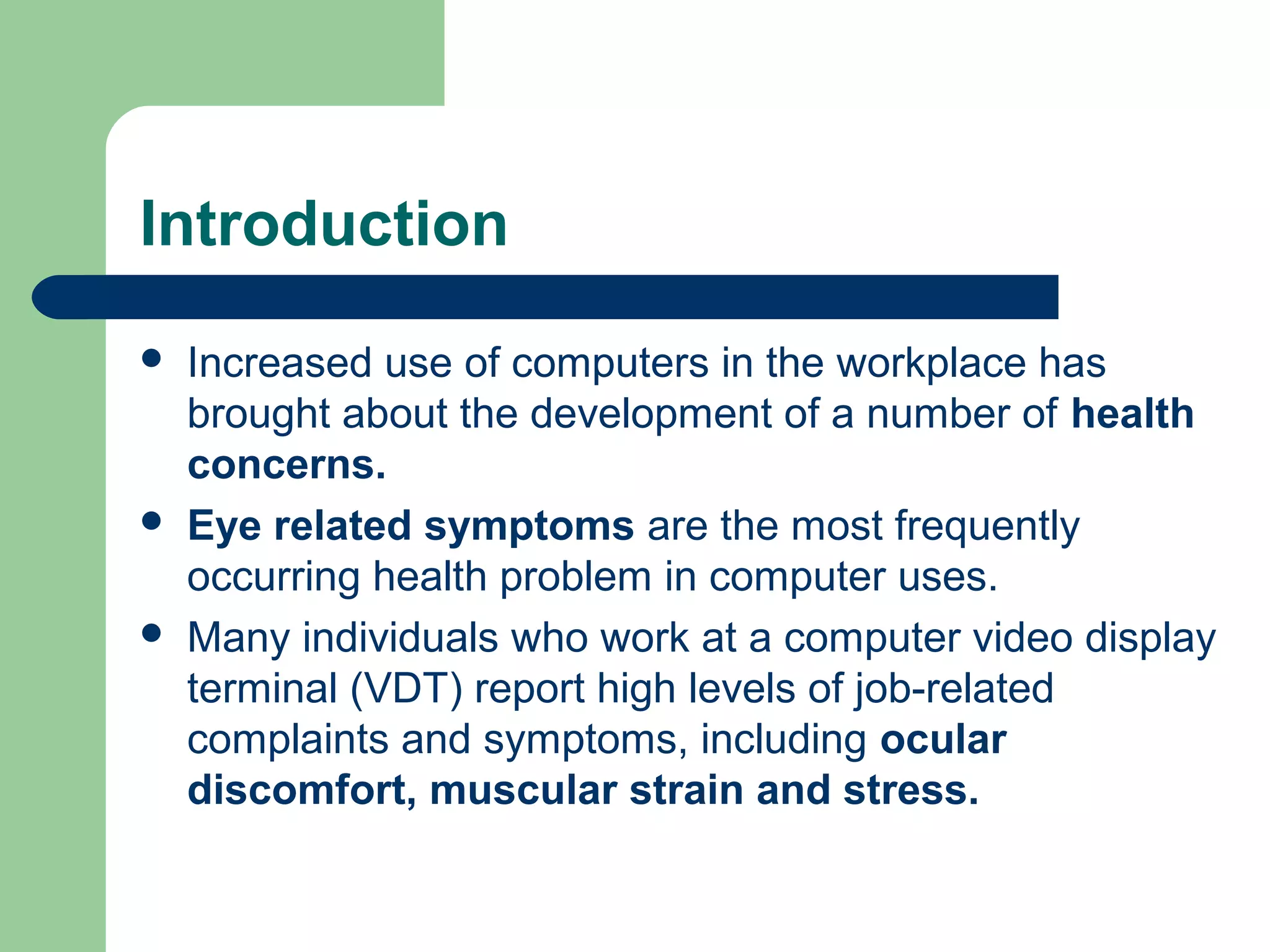 Computer Vision Syndrome | PPT