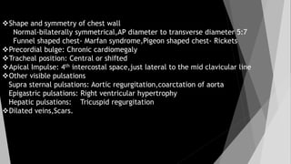 Examination of CVS for undergraduates | PPT