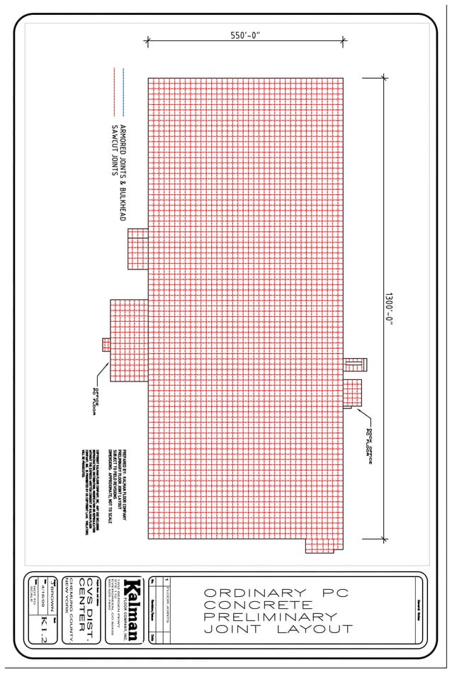Joint Pattern of High Maintenance conventional slab with15 ft ocew ...