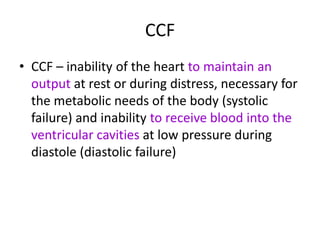 Congestive Cardiac Failure | PPTX