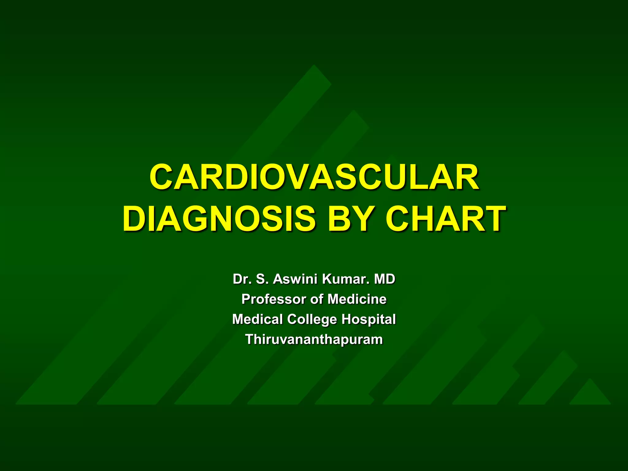 C V S Diagnosis By Chart | PPT | Free Download