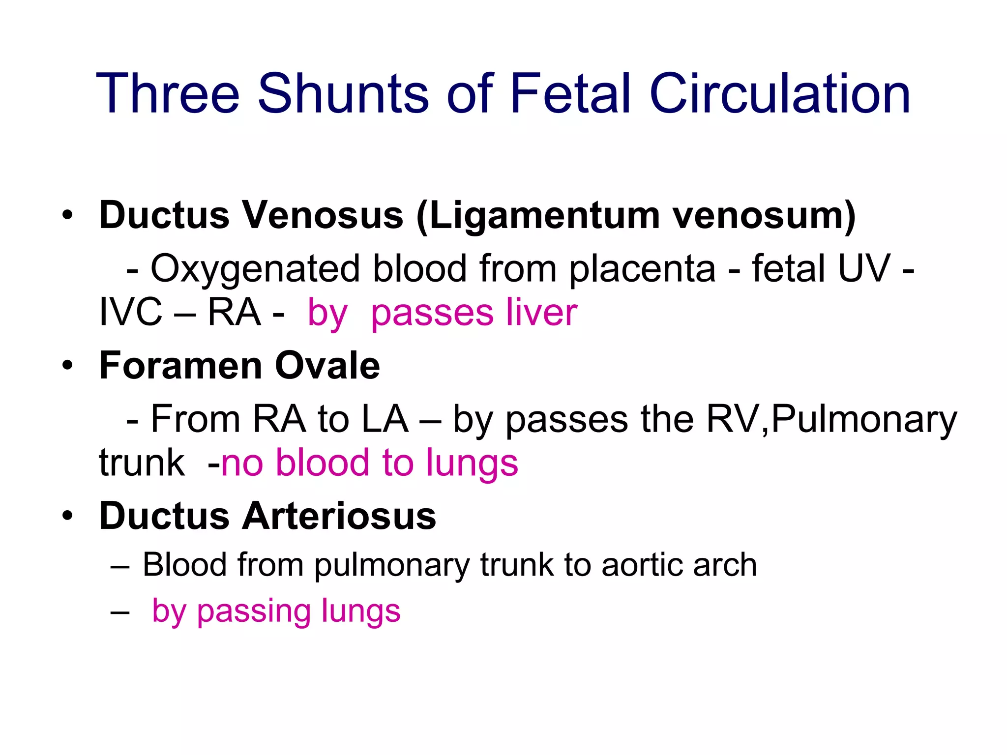 Embrology and Anatomy of Cardiovascular System | PPT