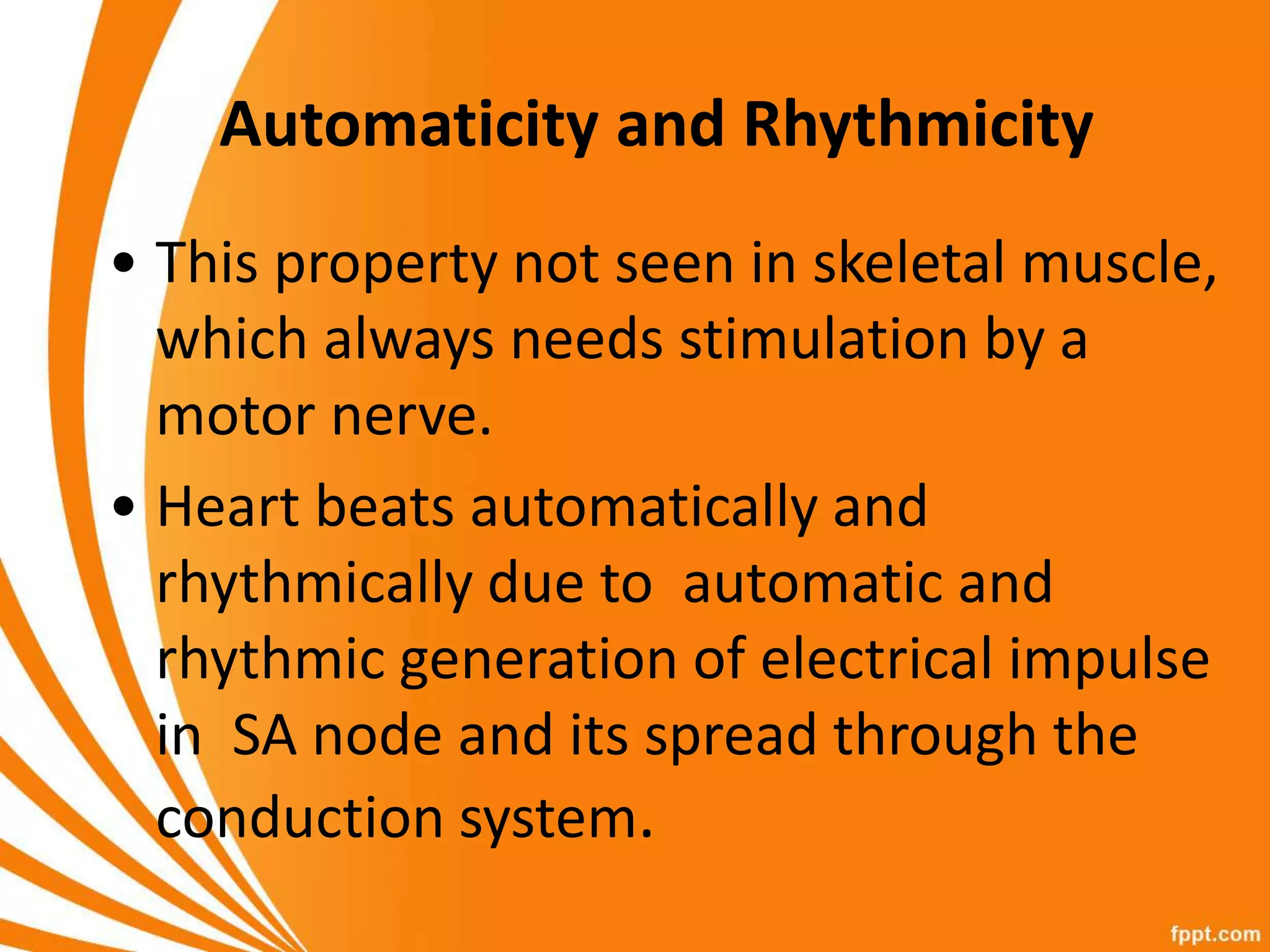 Cvs 2. Electrical properties of Cardiac Muscle | PPT