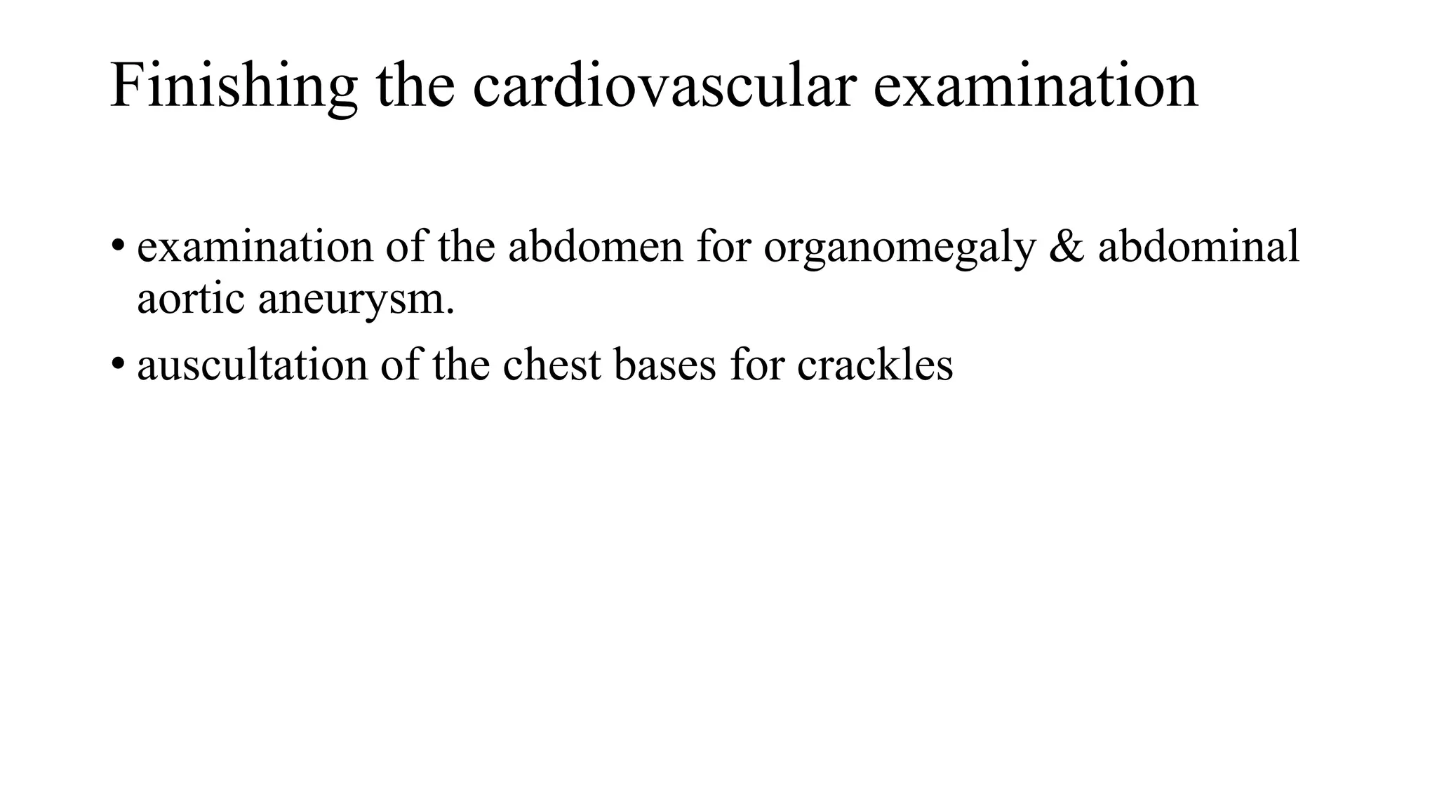 CVS examination in detail given in paper | PPTX