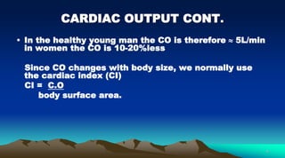 CVS 4 VENOUS RETURN & REGULATION OF CARDIAC OUTPUT.ppt