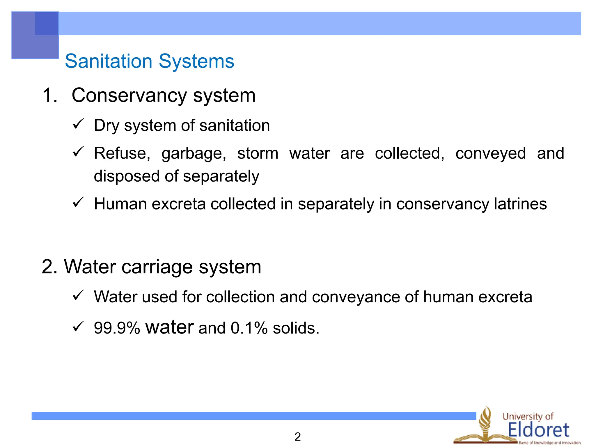 CVS 535 - Watsewater Treatment PART LESSON 1 - Sewerage.pptx