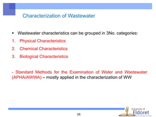CVS 535 - Watsewater Treatment PART LESSON 1 - Sewerage.pptx