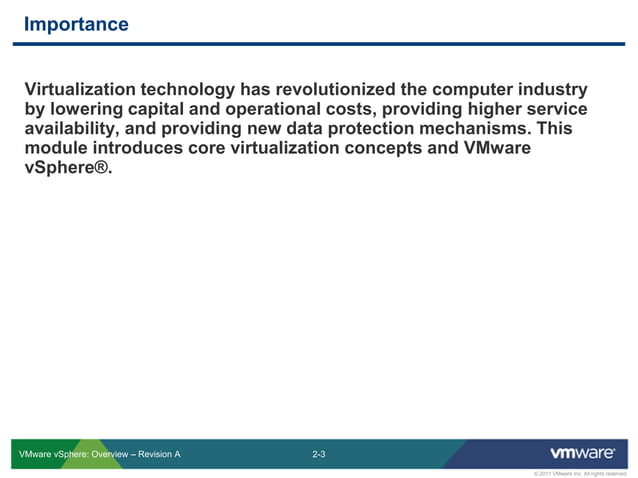 Virtual Infrastructure Overview | PPTX