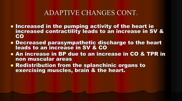CVS 6 ADAPTIVE CHANGES DURING EXERCISE.ppt