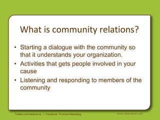 Community Relations in the Digital Age | PPT