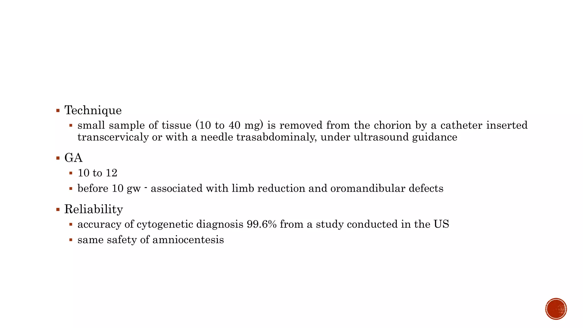 Cvs & amniocentesis | PPTX