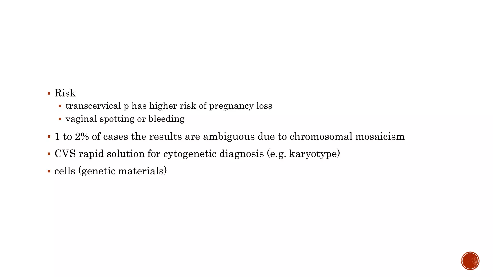 Cvs & amniocentesis | PPTX