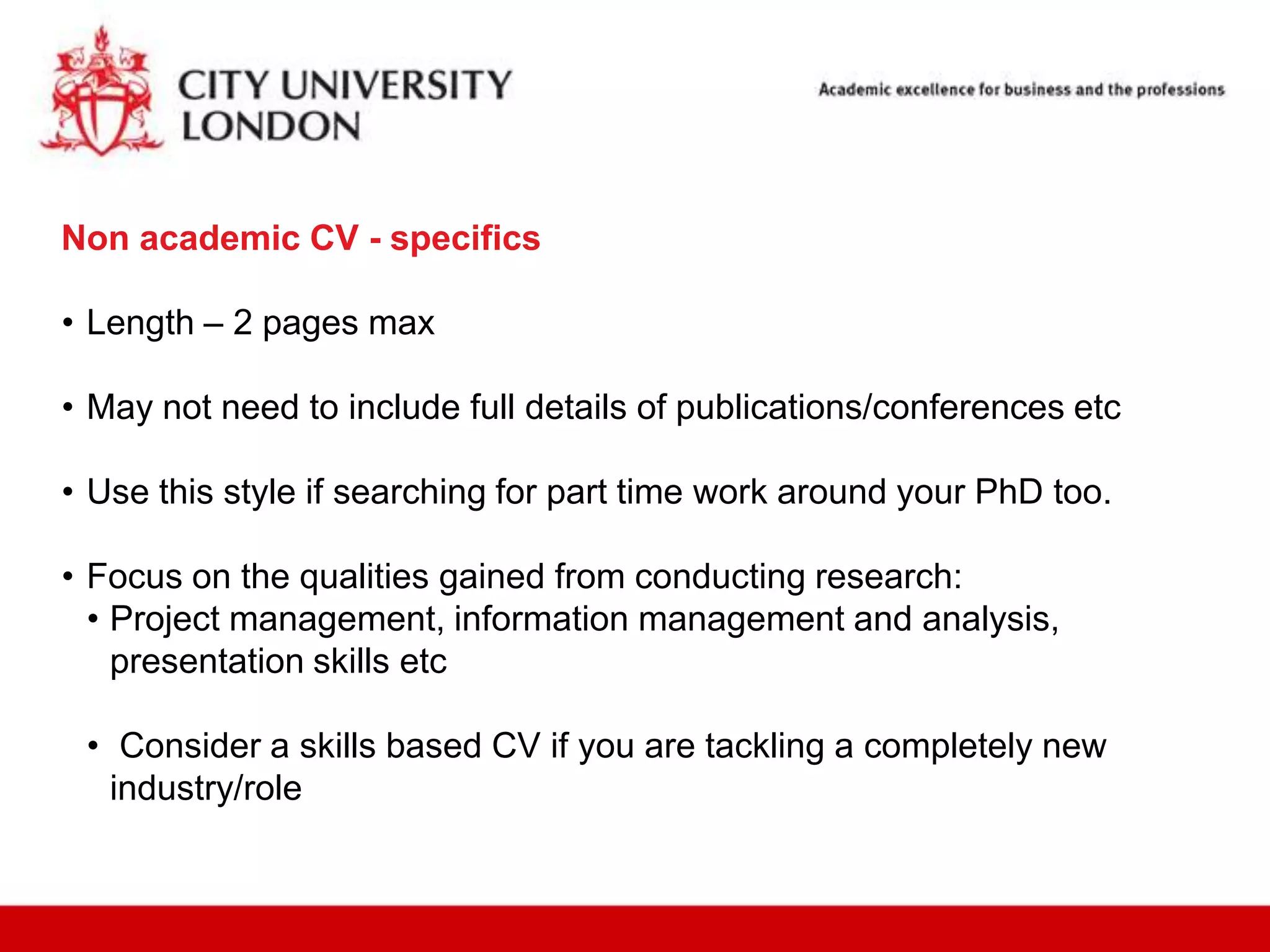 CVs and application forms | PPSX