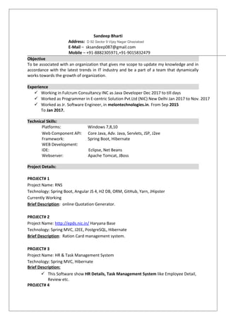 Cv sandeep 2.3yr_exp_java,spring