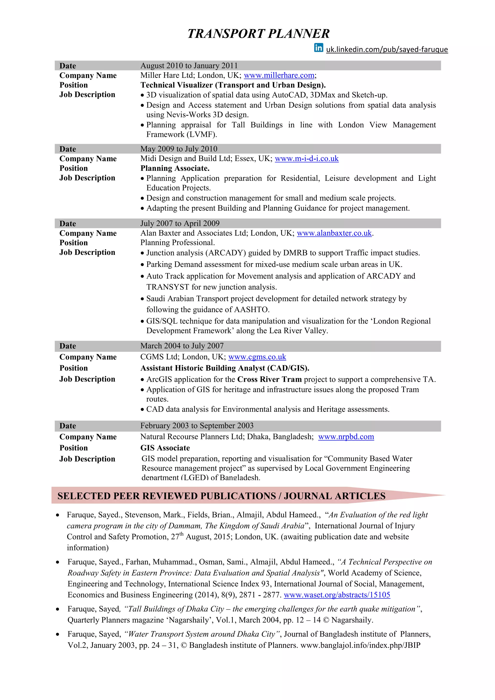 Cv sayed faruque | PDF