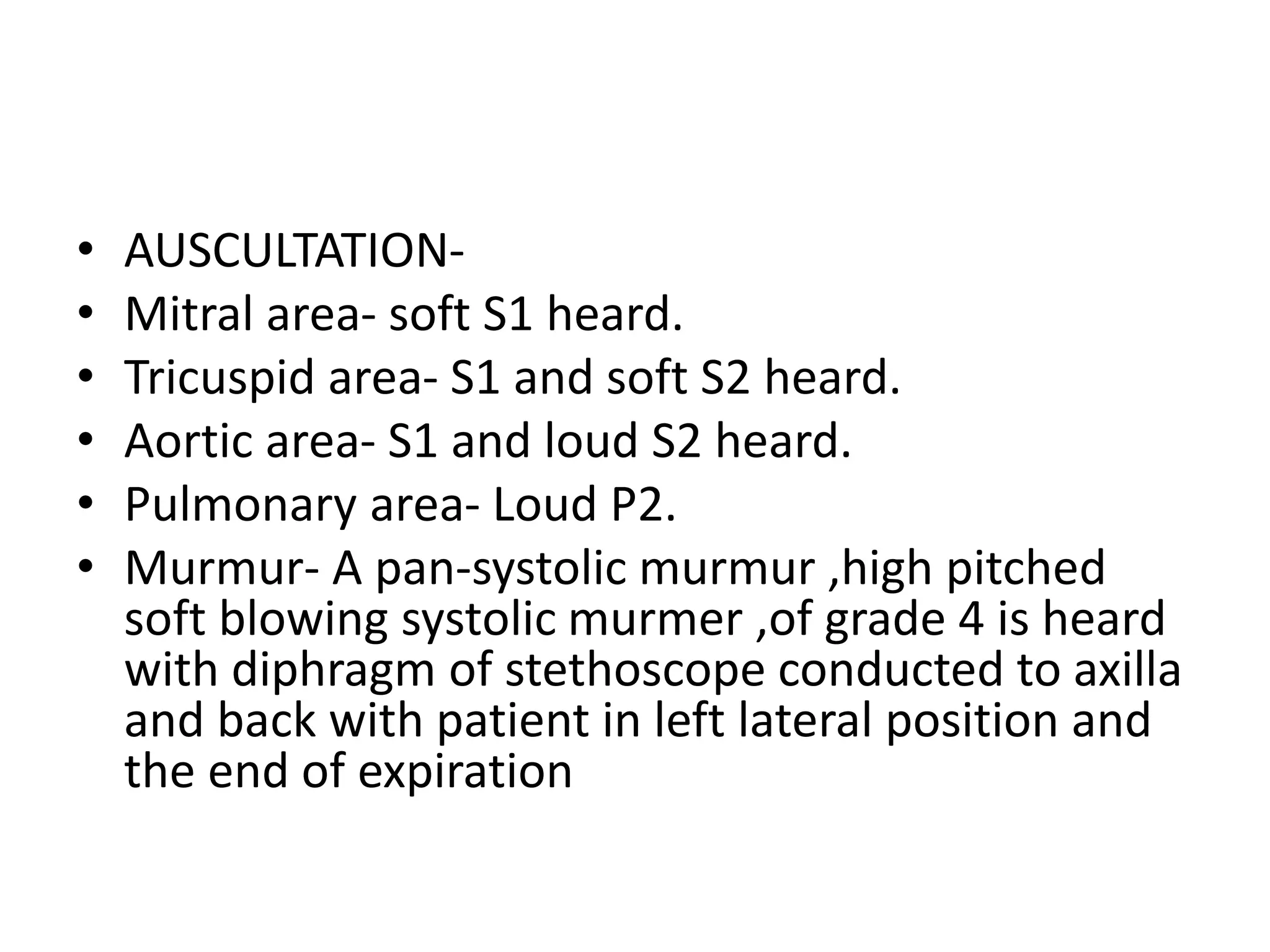 CVS CASE PRESENTTION examination of cardiovascular systempptx | PPTX