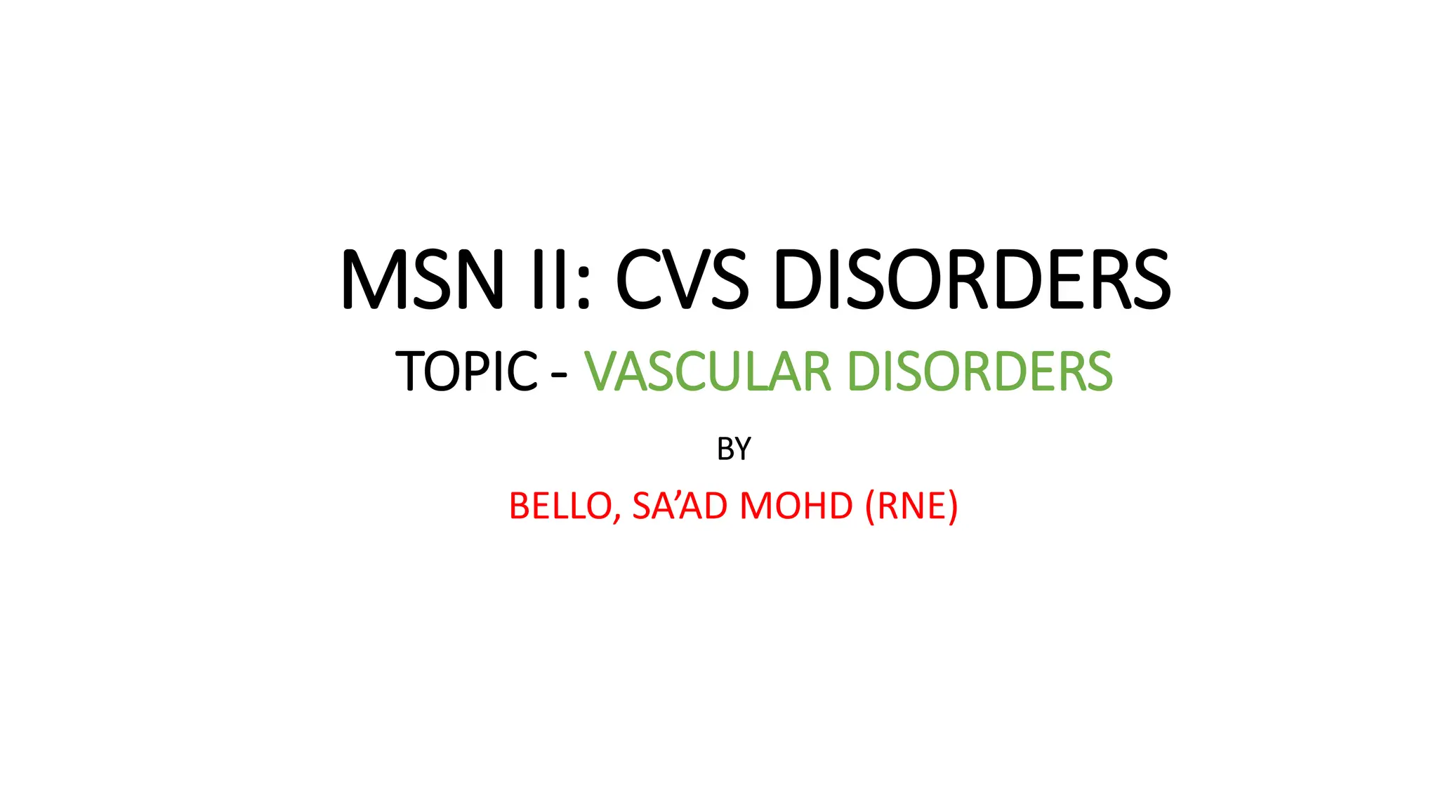 CVS DISORDERS LECTURE 2.pptx