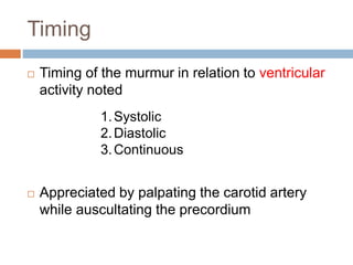 Percussion and Auscultation of CARDIOVASCULAR system. | PPTX