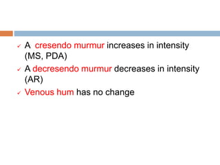 Percussion and Auscultation of CARDIOVASCULAR system. | PPTX