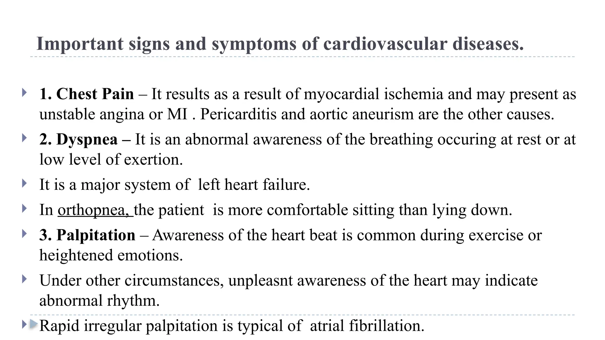 CVS Examination.pptx SIGNS SYMPTOMS, HISTORY TAKING, GENERAL AND ...