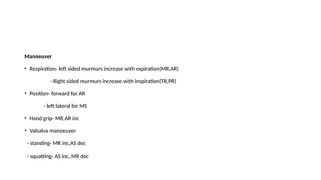 Cardiovascular Clinical Examination Pptx