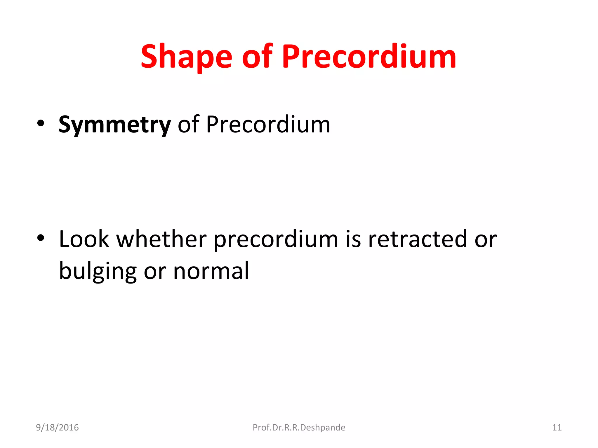 Cardio Vascular System Examination | PDF