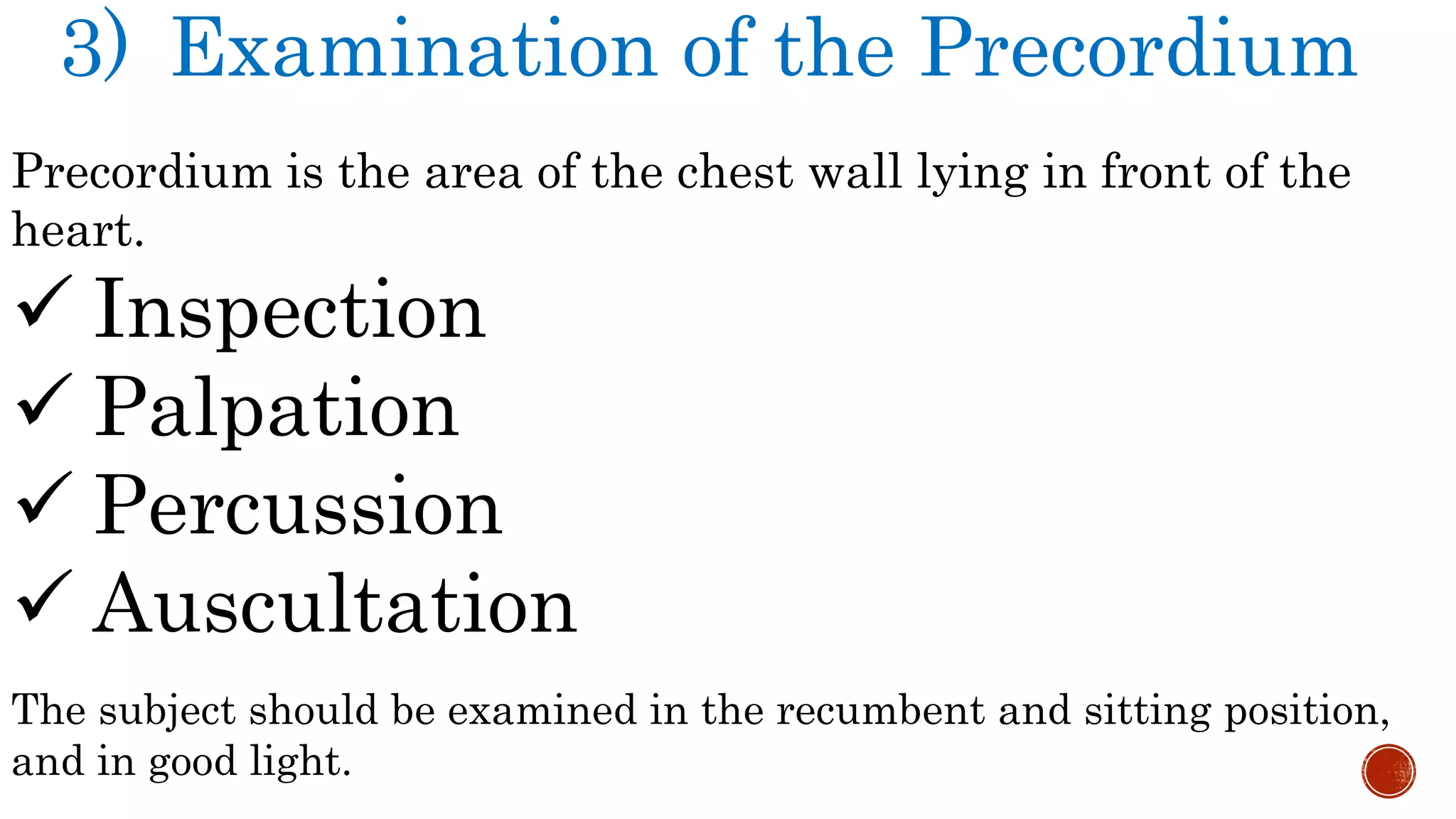 Clinical Examination of CVS | PPTX