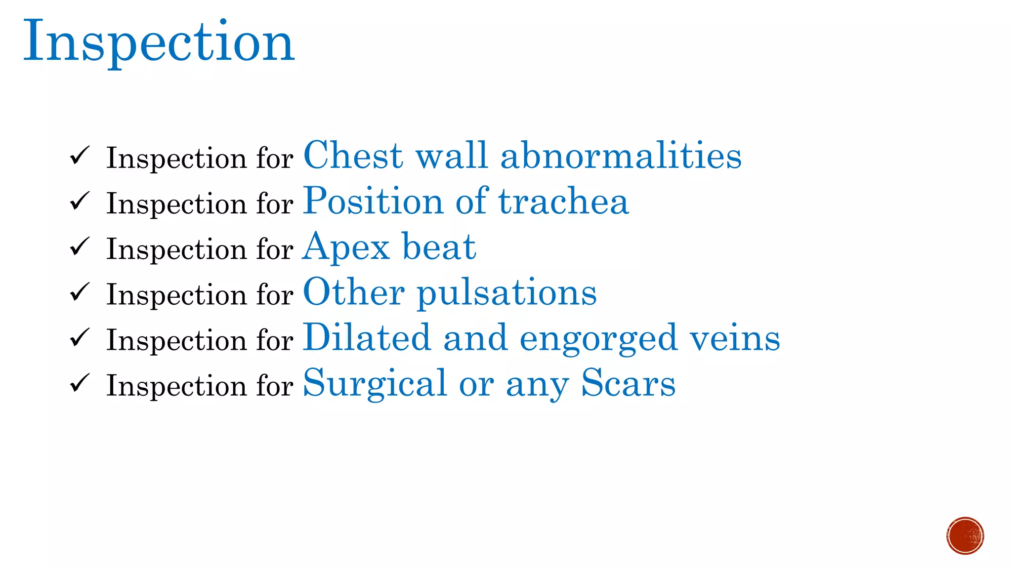 Clinical Examination of CVS | PPTX