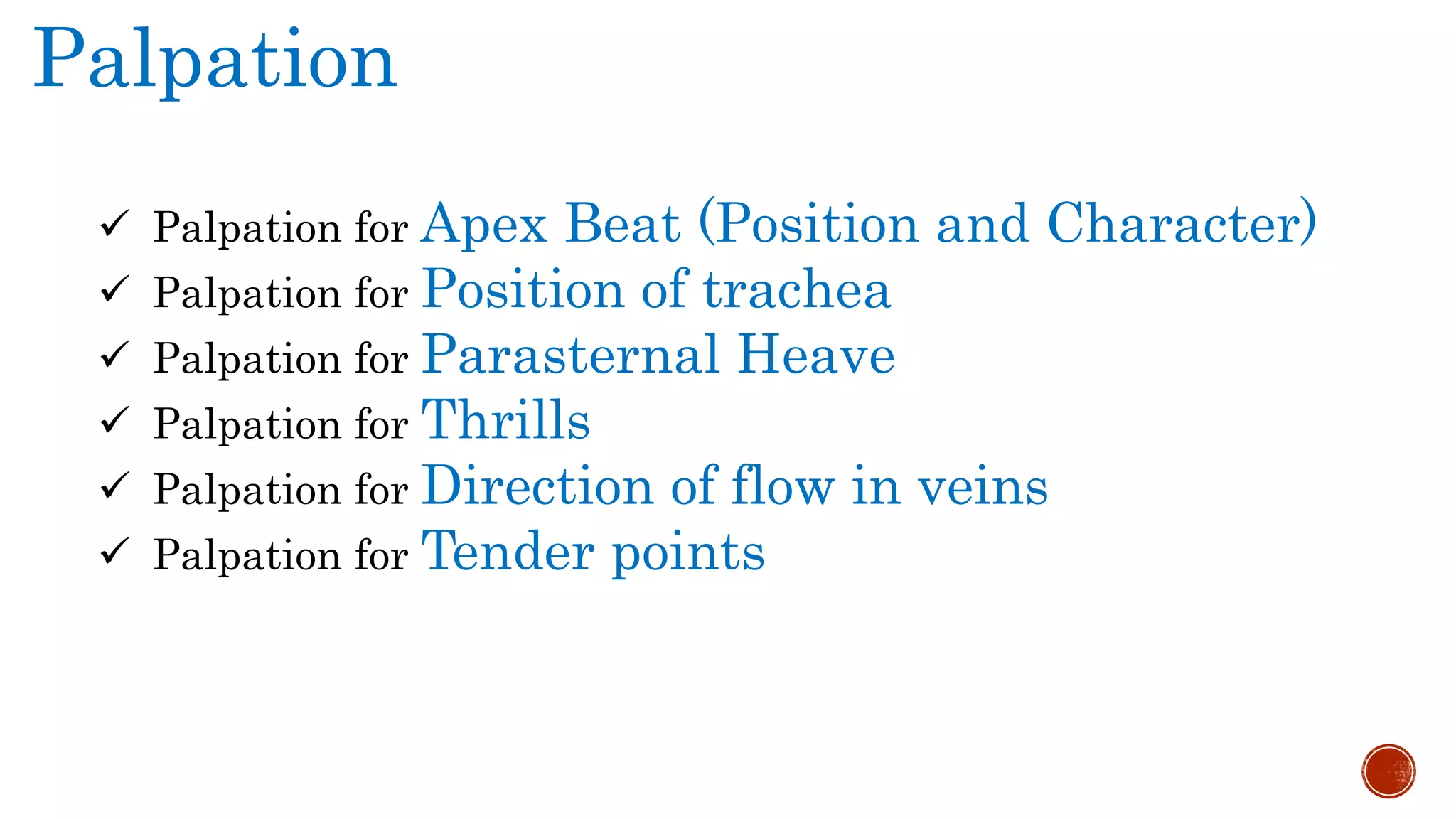Clinical Examination of CVS | PPTX