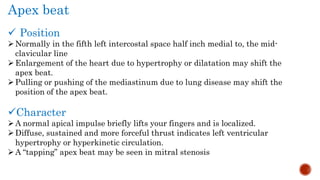 Clinical Examination of CVS | PPTX