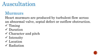 Clinical Examination of CVS | PPTX