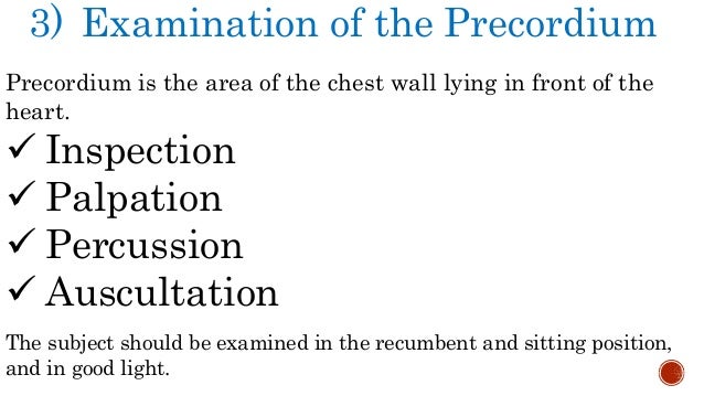 Clinical Examination of CVS