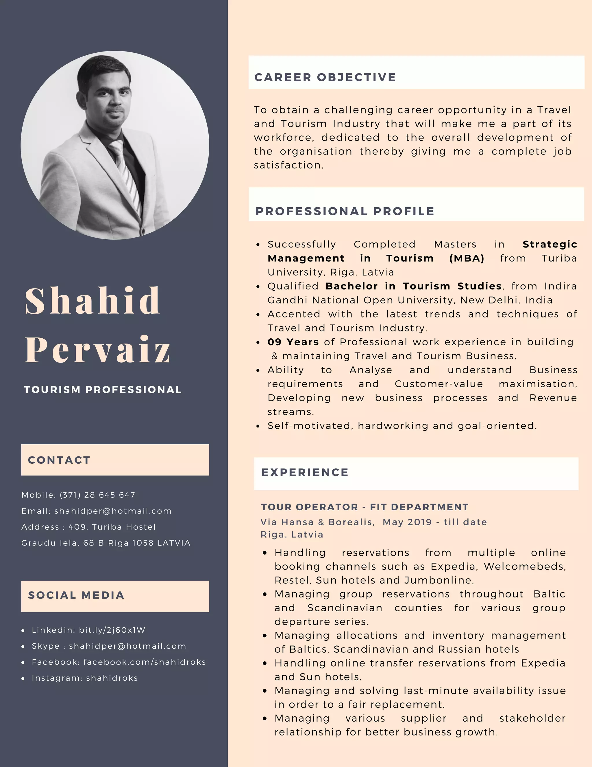 CV shahid pervaiz | PDF