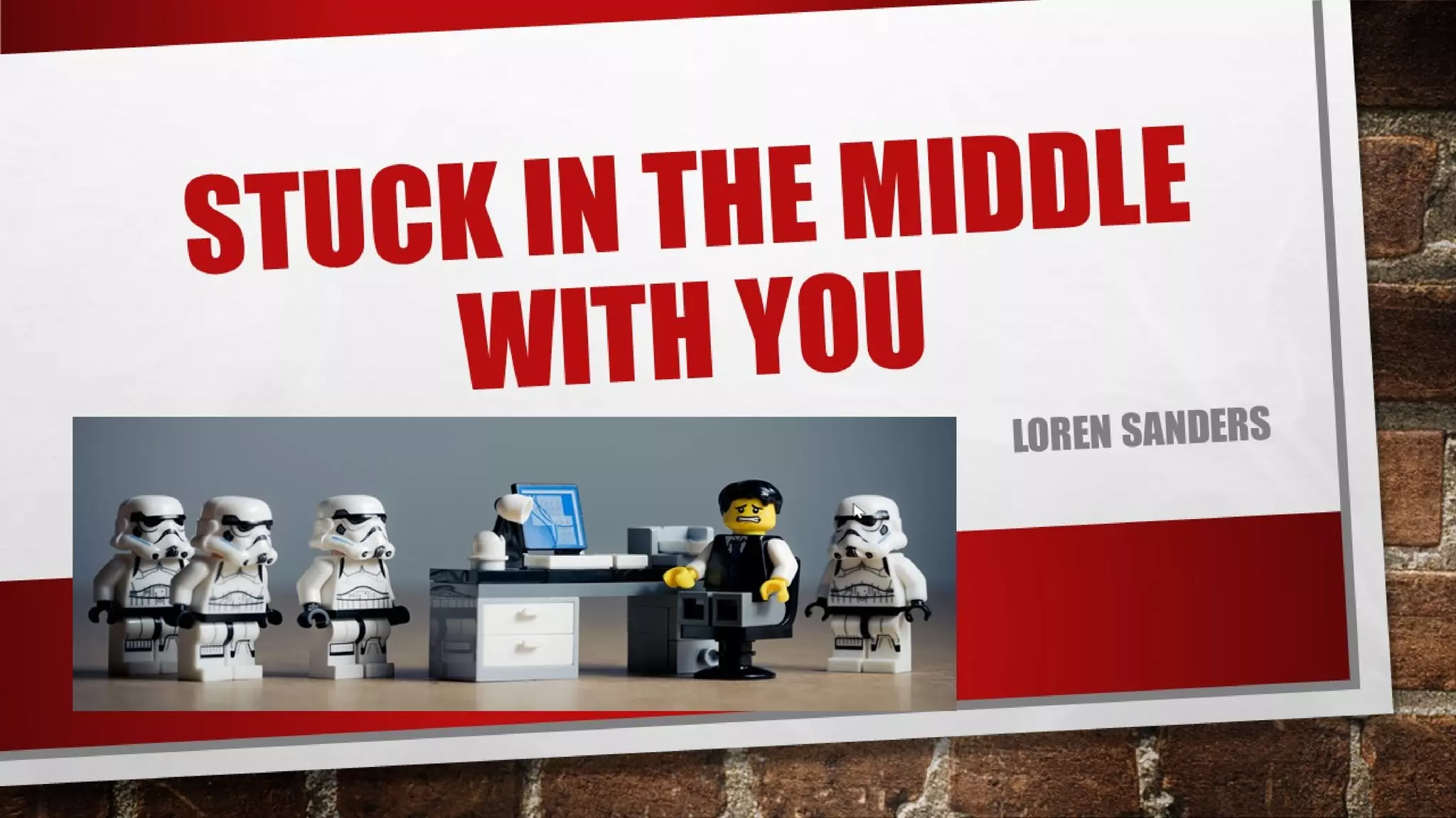 Stuck in the Middle With You: The Learning Professional's Impact | PPT