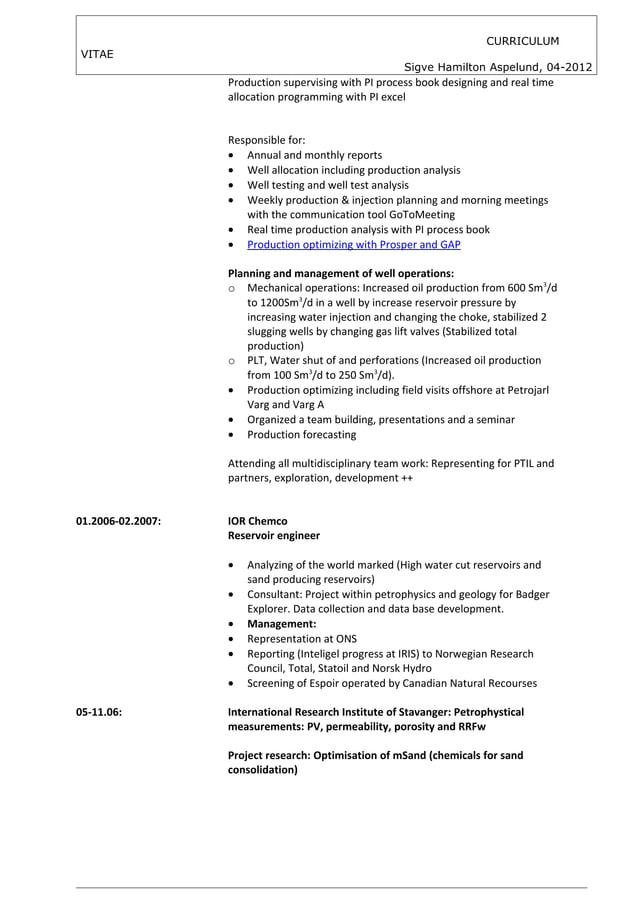Cv sigve hamilton aspelund 042012 | PDF