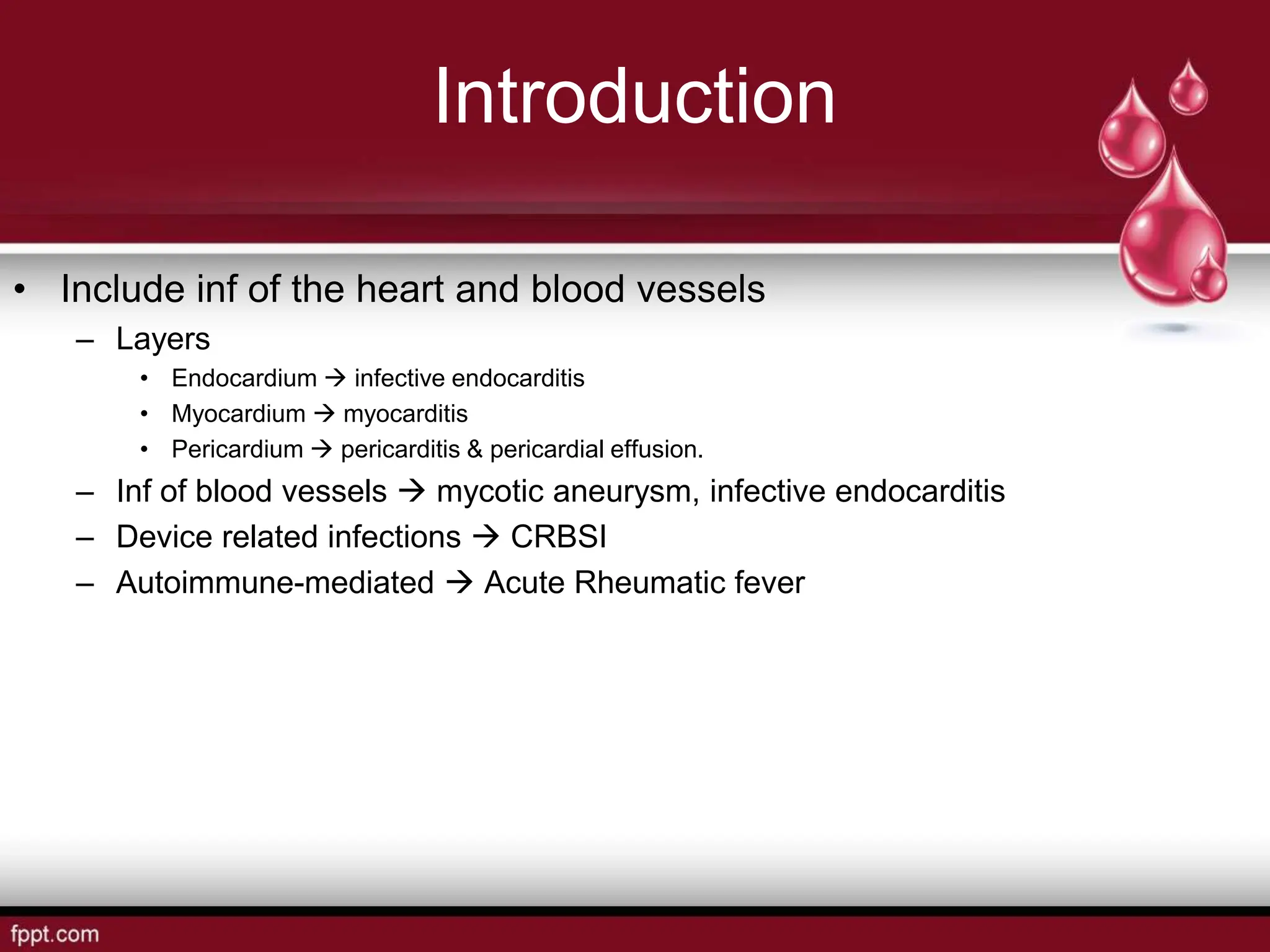 Cardiovascular system infections by Rakesh Prasad Sah | PPT
