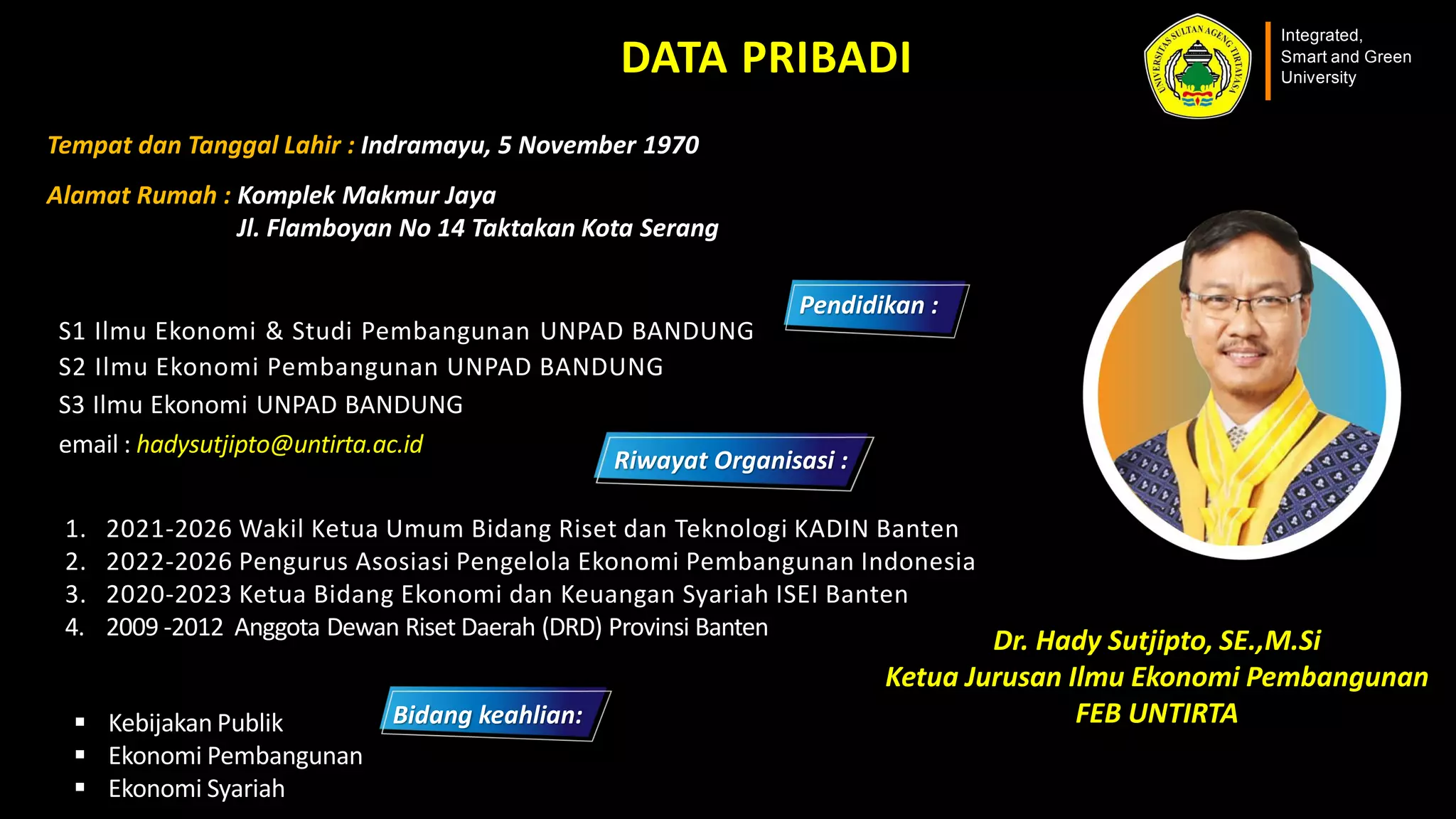 CV Singkat Dr. Hady Sutjipto.pdf