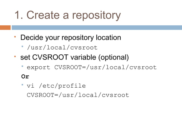 Introduction to CVS | PPT