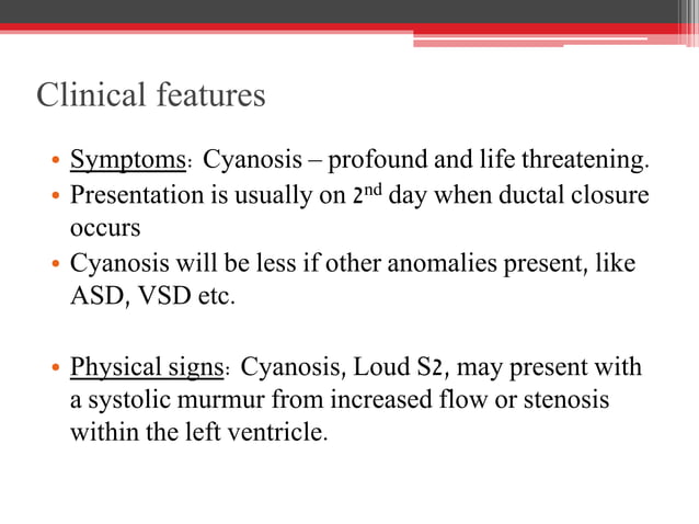 Congenital Heart Disorders (TOF, TGV, COA) | PPTX | Heart and ...