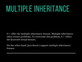 C++ vs java which is best for future | PPT