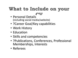 CV skills | PPT