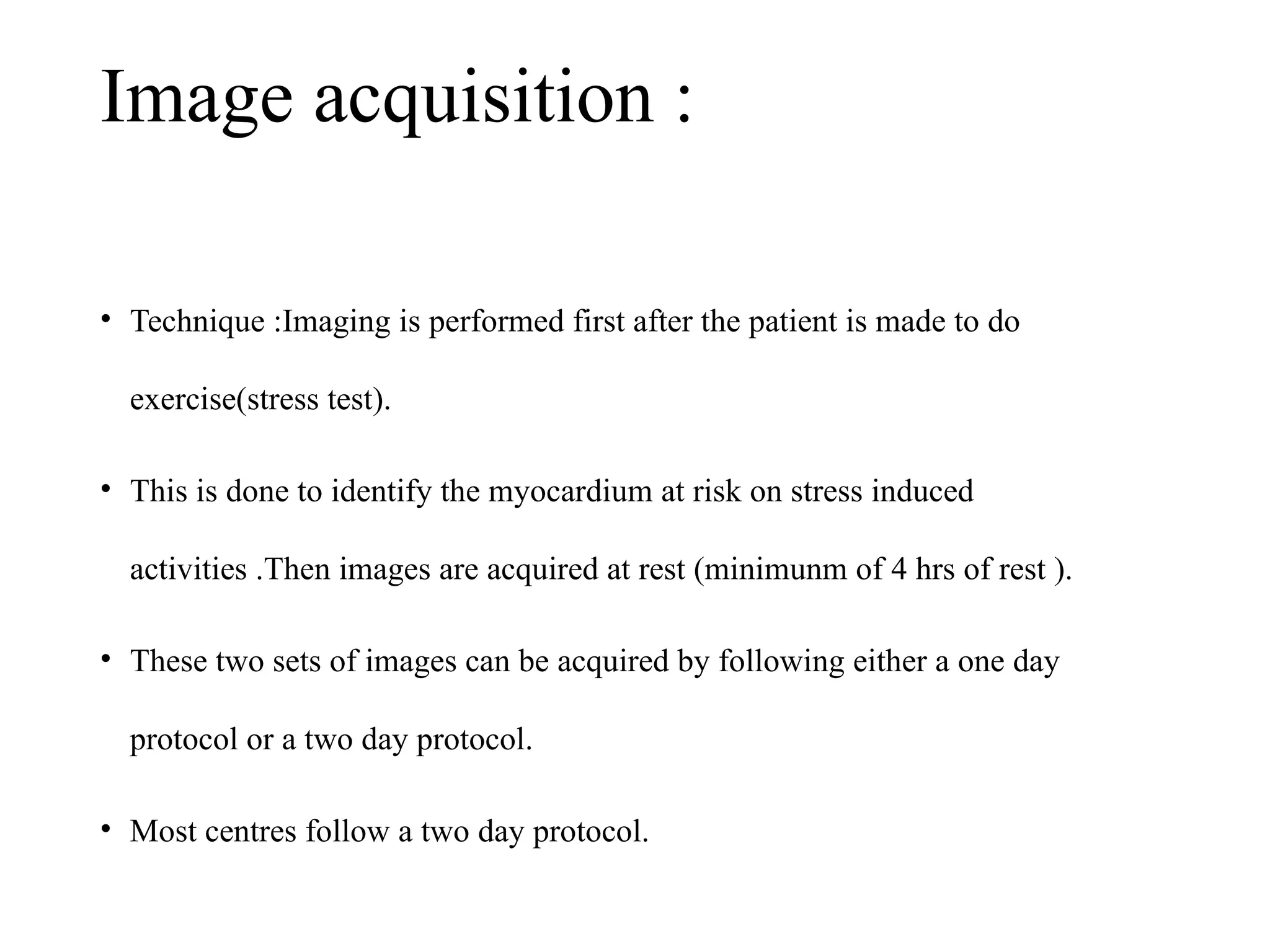 Imaging in Myocardial Infarction and Thallium Scan | PPTX